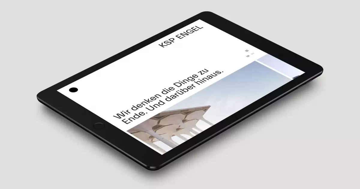 Innovative Website & Design für ein Architekturbüro ・ nach morgen